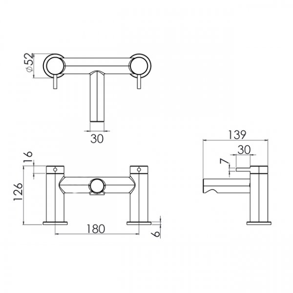 Tavistock Anthem Deck Mounted Bath Shower Mixer | Bathroom Supplies Online Tavistock Anthem Deck Mounted Bath Shower Mixer | Bathroom Supplies Online