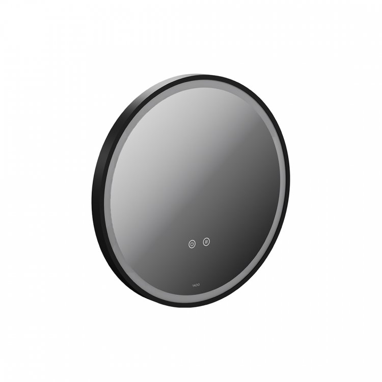 Vado Cameo 500mm Illuminated Round Mirror Demister Matt Bathroom Supplies Online