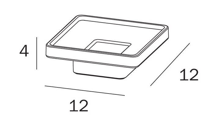 Inda Lea Freestanding Soap Dish | Bathroom Supplies Online Inda Lea Freestanding Soap Dish | Bathroom Supplies Online